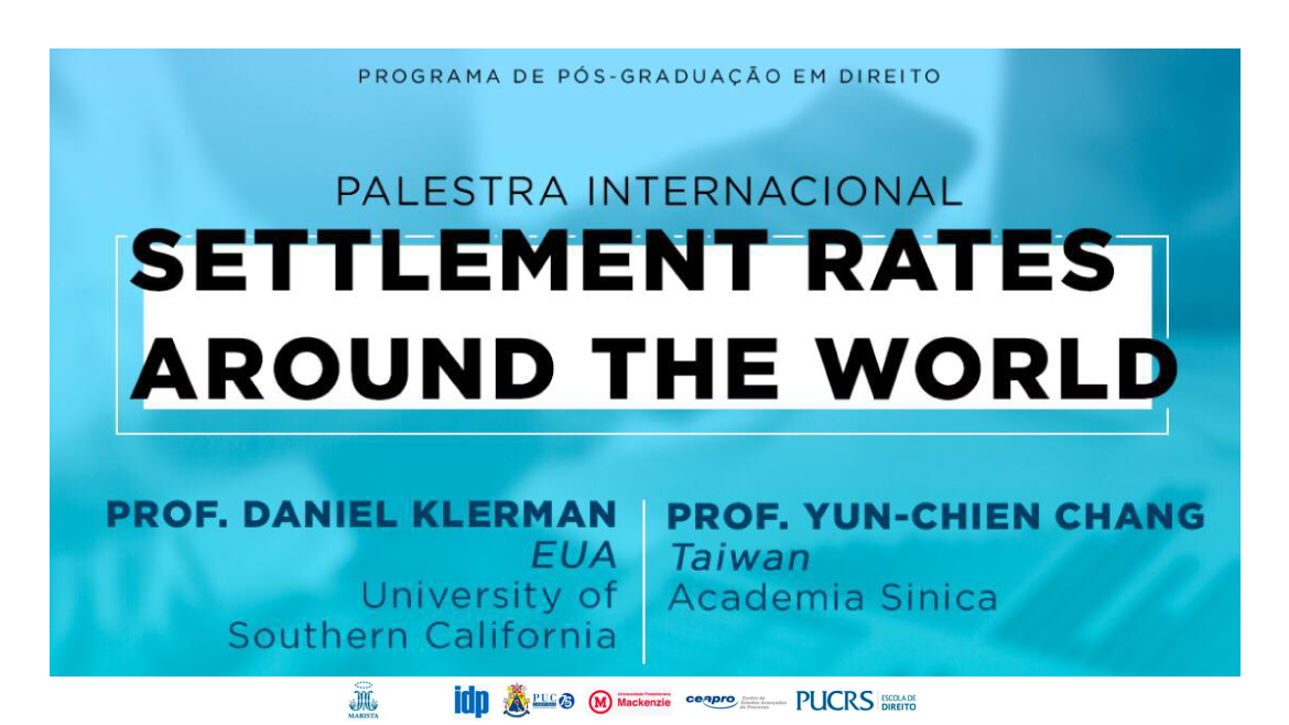 Palestra Internacional "Settlement Rates Around the World" - IDP